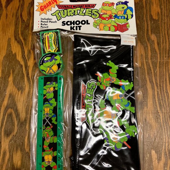 Office | Teenage Mutant Ninja Turtles 1989 Sealed School Kit Never ...